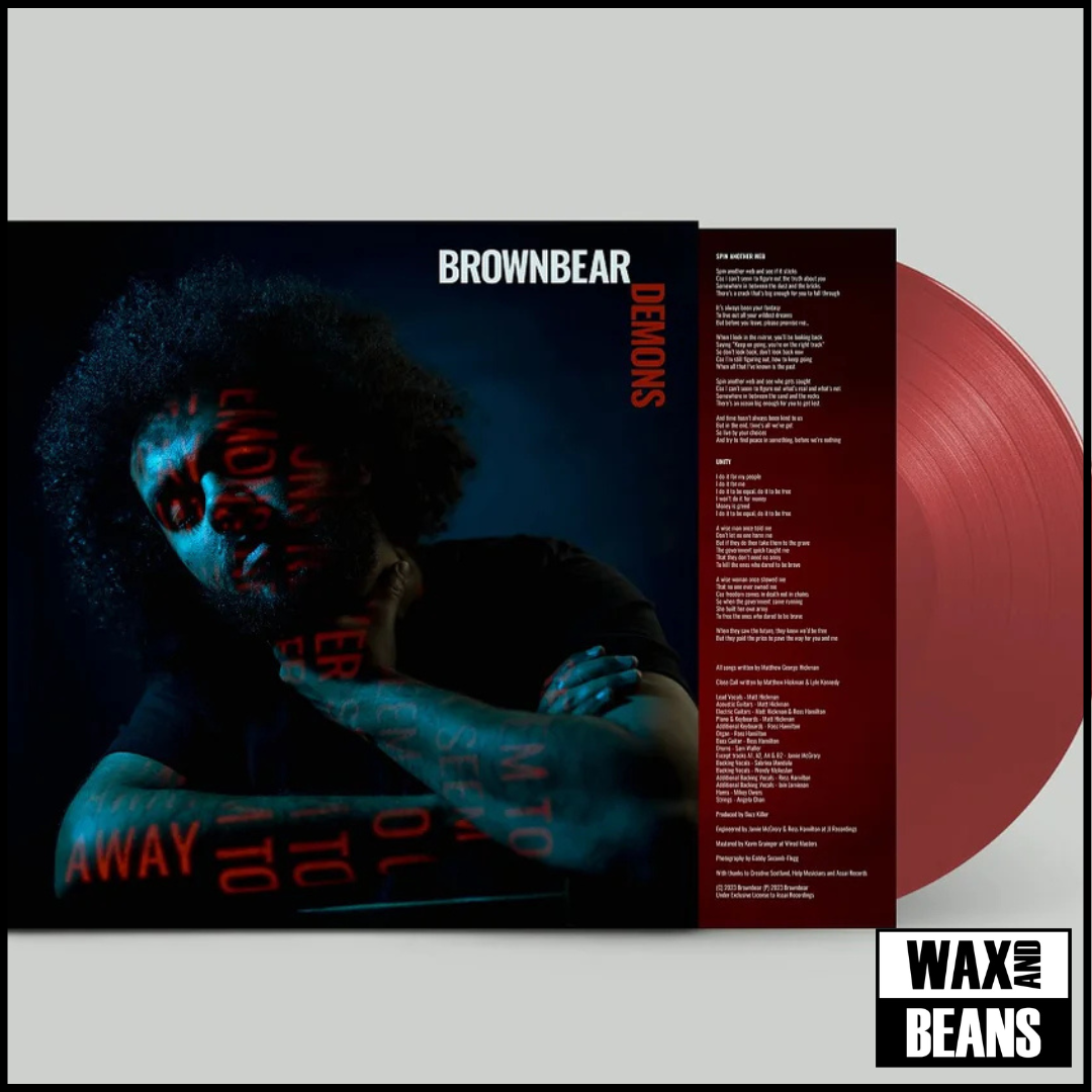 Brownbear - Demons (Red Vinyl) SIGNED – Wax and Beans