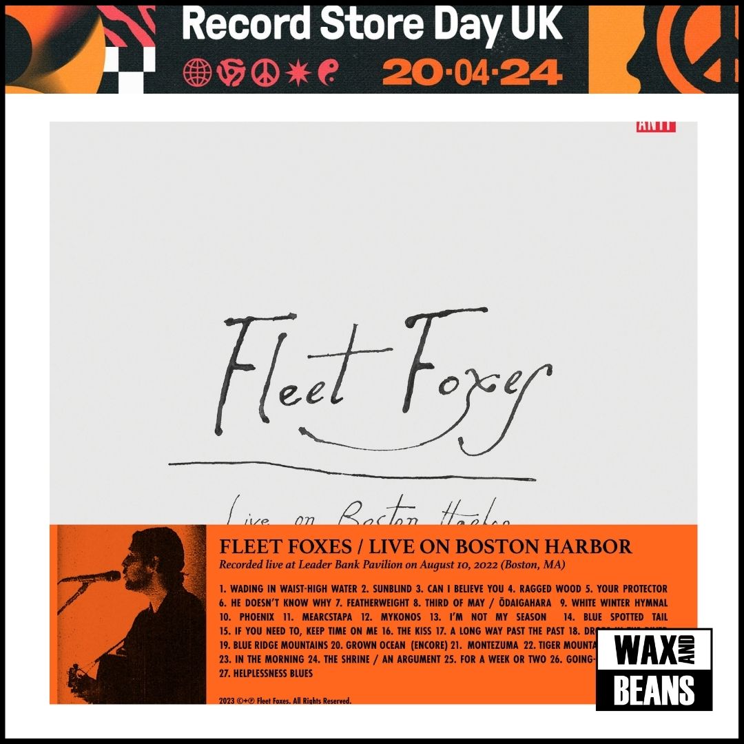 Fleet Foxes - Live On Boston Harbor (1LP) (RSD24) – Wax and Beans