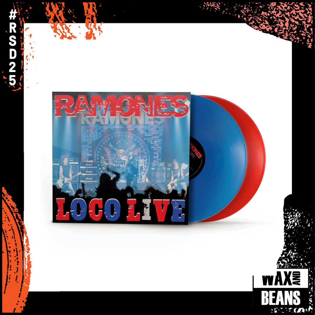 Ramones - Loco Live (2LP Blue & Red Vinyl) (RSD25) – Wax and Beans