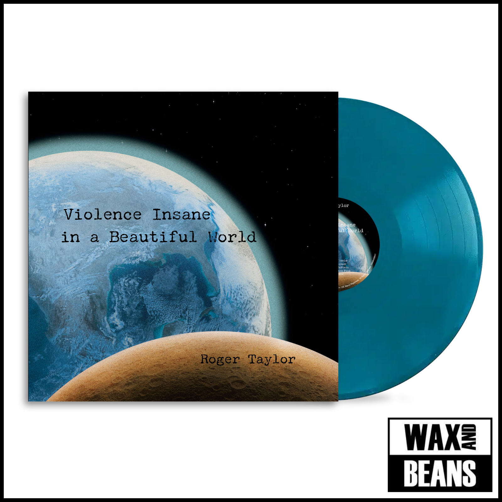 Roger Taylor - Violence Insane In A Beautiful World (Indies Earth Blue ...