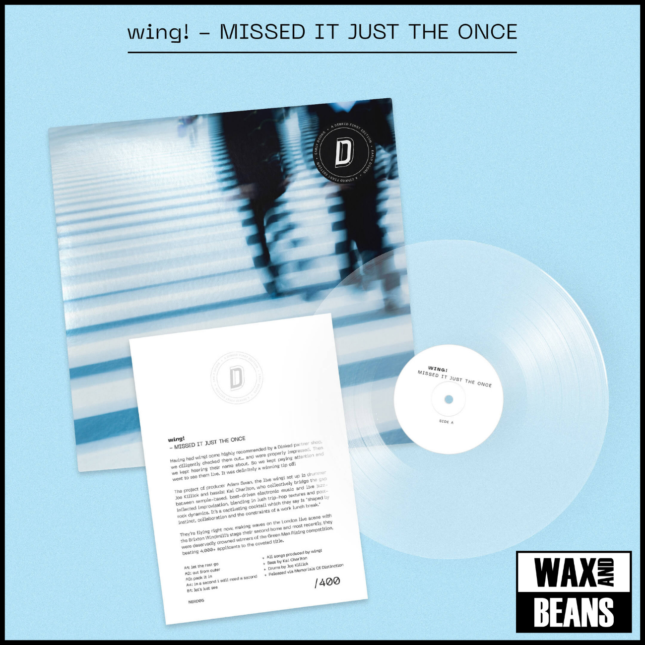 Wing! - Missed It Just The Once (Dinked Early Doors Edition ED06) (Gla ...