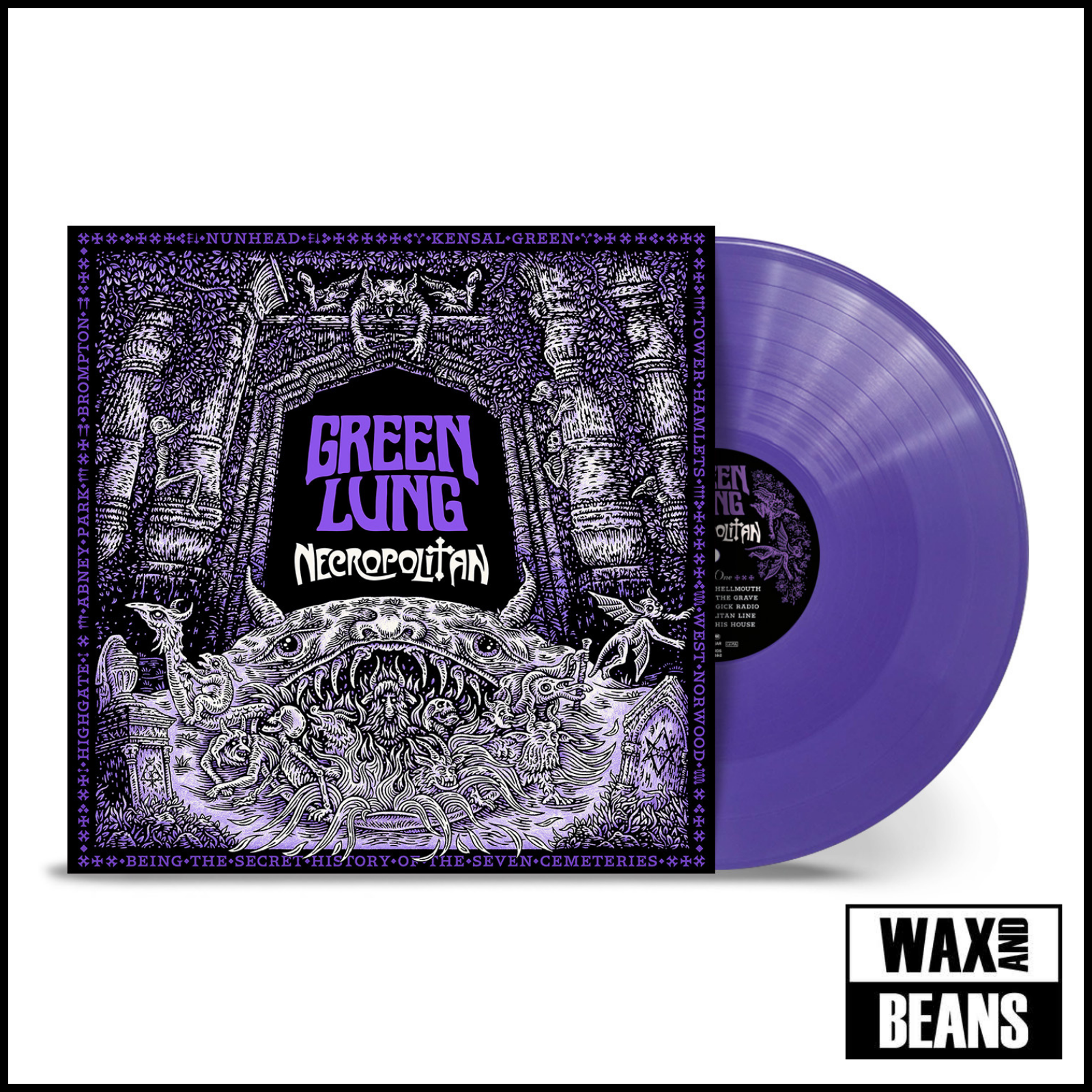Green Lung - Necropolitan (Purple Vinyl) – Wax and Beans