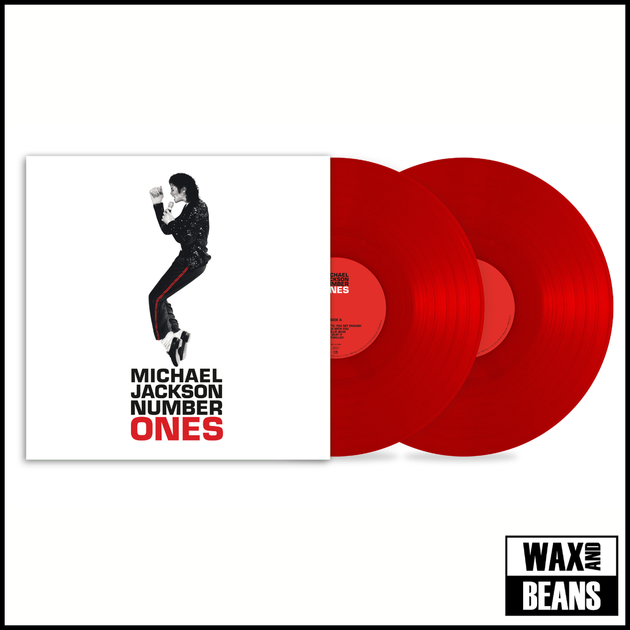 Michael Jackson - Number Ones (2LP Red Vinyl) – Wax and Beans