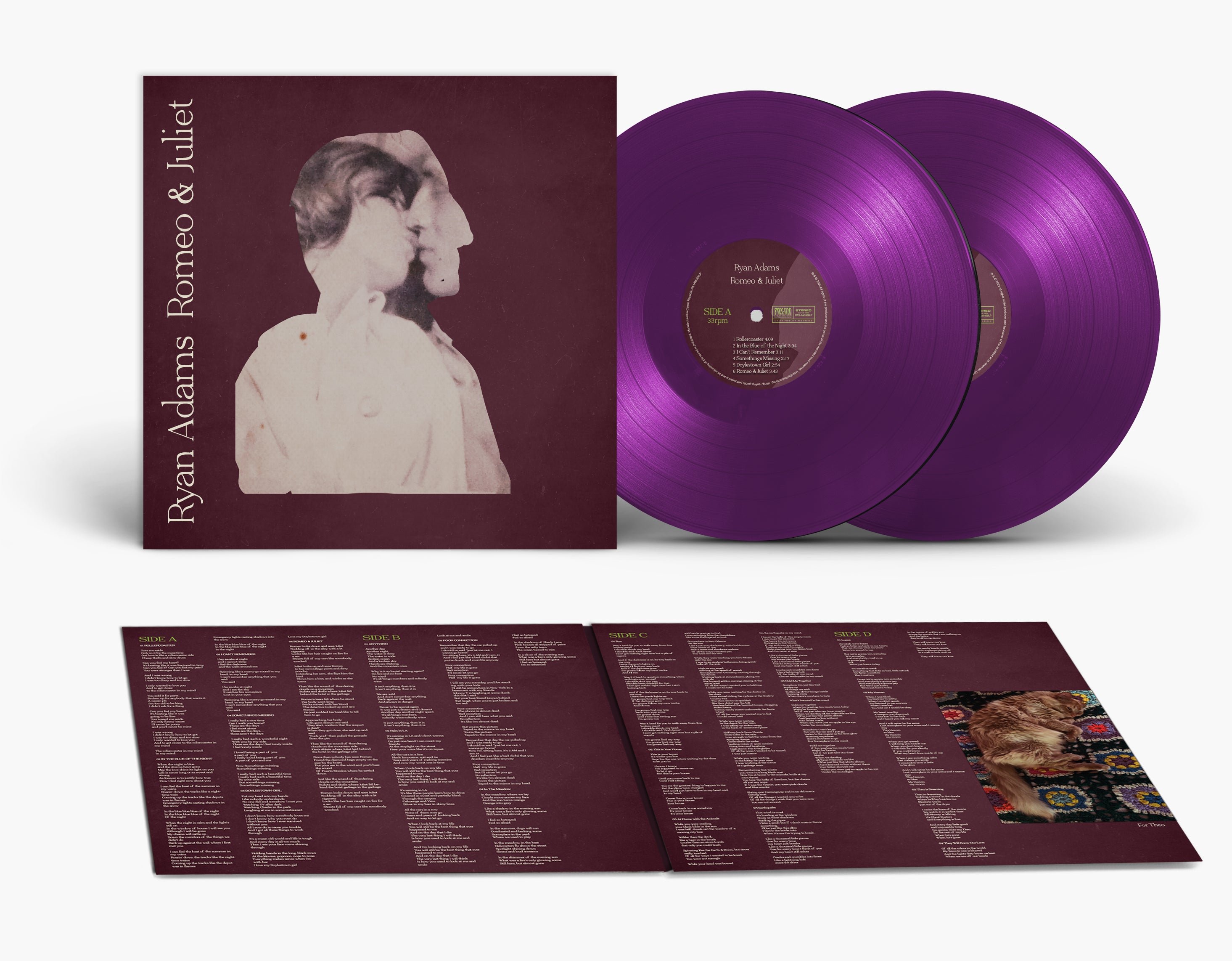 Ryan Adams - Romeo & Juliet (2LP Purple Vinyl) – Wax and Beans