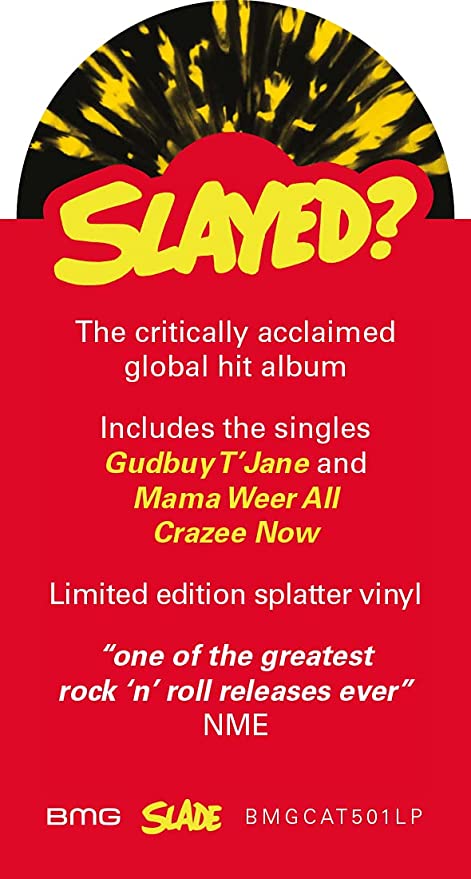 Slade - Slayed (Limited Edition Splatter Vinyl) – Wax and Beans