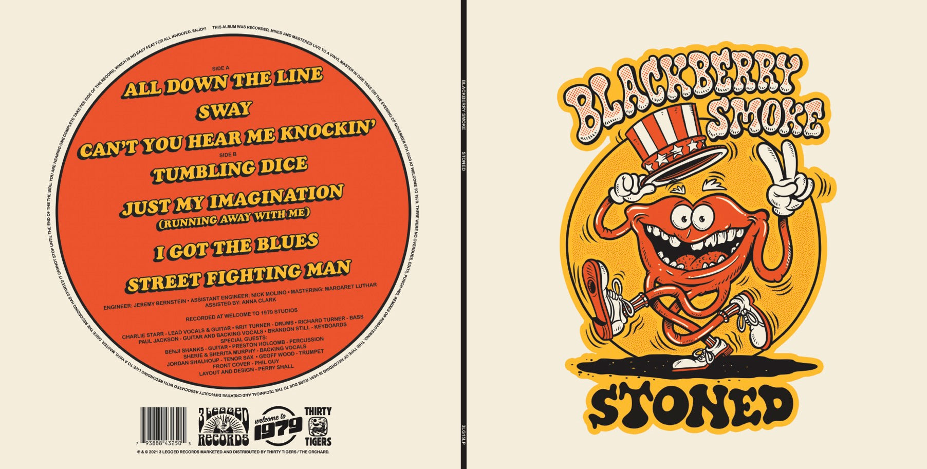 Blackberry Smoke - Stoned LP (BF21) – Wax and Beans