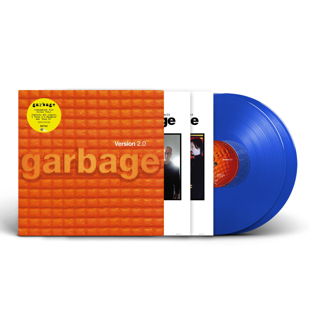 Garbage - Version 2.0 (2LP Transparent Blue) (NAD23) Slight corner din ...