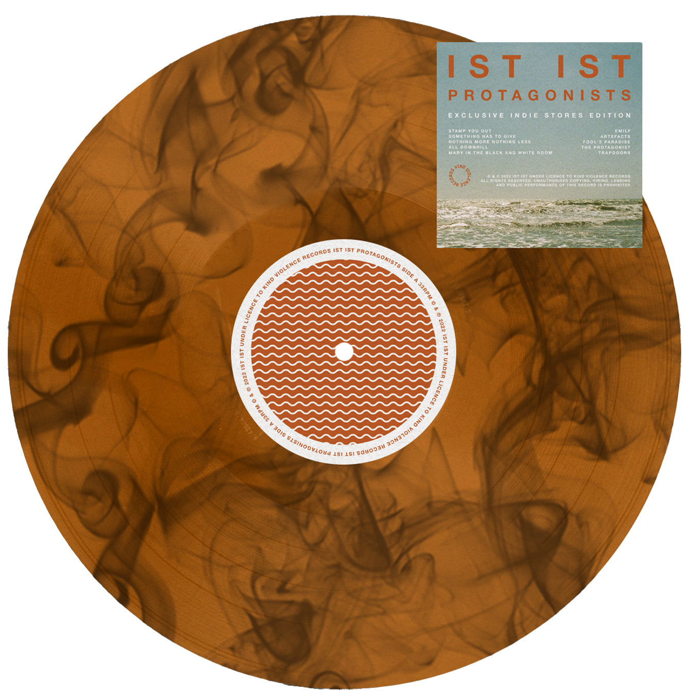Ist Ist - Protagonists (Indie Exclusive Amber Marble Vinyl) SIGNED ...
