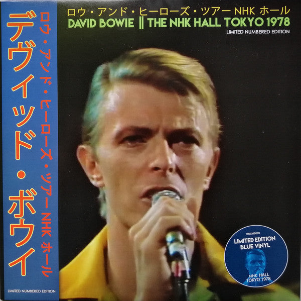 David Bowie - The NHK Hall Tokyo 1978 (Limited Edition Blue Vinyl ...