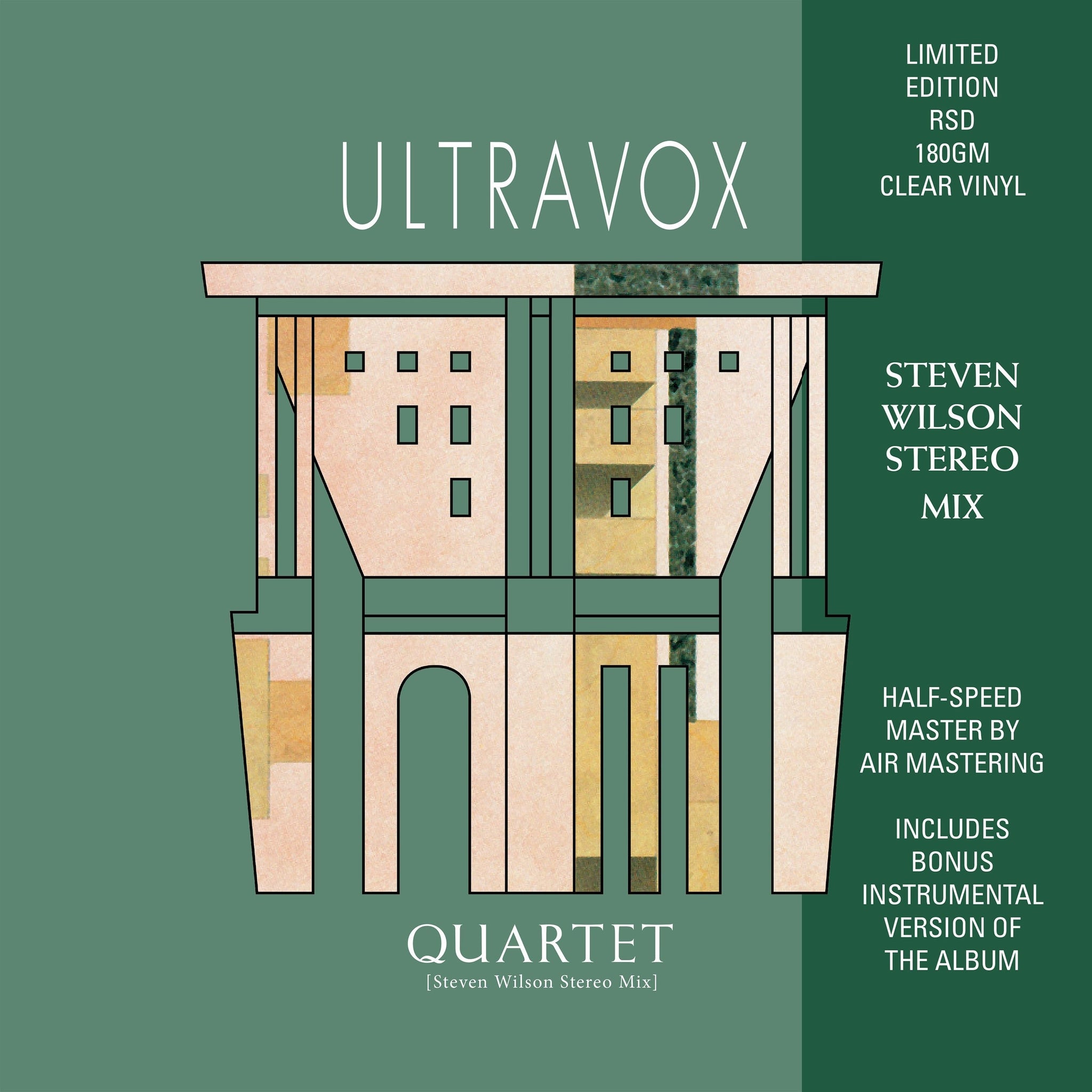 Ultravox - Quartet [Steven Wilson Stereo Mix] (2LP Clear Vinyl) (BF23) – Wax and Beans