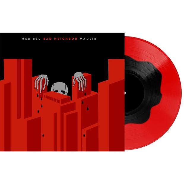 Med x Blu x Madlib - Bad Neighbor (Red & Black Vinyl) – Wax and Beans