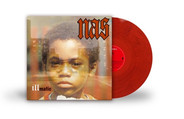 Nas - Illmatic (Transparent Red & Blue Vinyl) (National Album Day 2022 – Wax and Beans